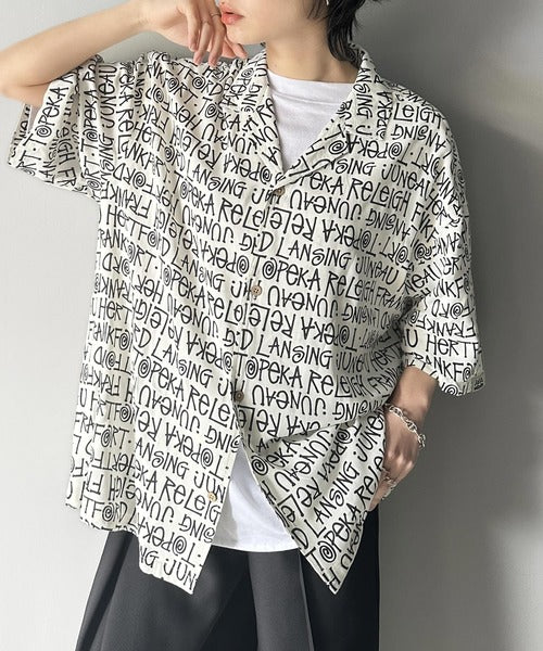 《JaVa ジャバコラボ》大人の遊び心。柄開襟シャツ jv1219002 – Classical Elf